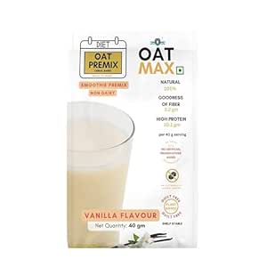 OATMAX VANILLA SMOOTHIE PREMIX – VANILLA DRINK POWDER | NATURAL POWDERS ...