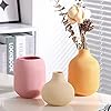 Amazon.com: Ceramic Vase for Decor,Small Boho Vases Set for Home,Modern ...