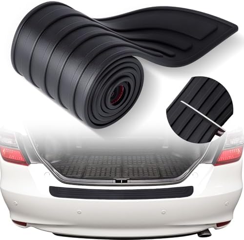 Amazon.com: 35.4"X2.7"Auto Rear Bumper Protector Cover, Auto Scratch ...