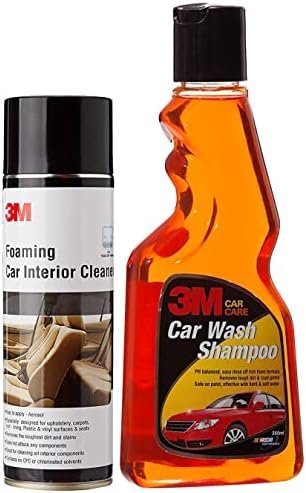 3M Interior Cleaner (580 g) & 3M Car Care Car Wash Shampoo, 250ml ...