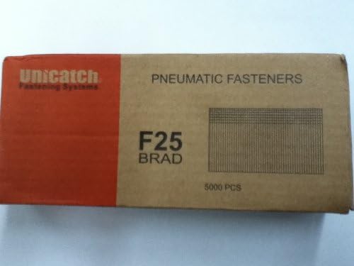 Unicatch F25 18 Gauge Brad Nail 1" 5,000 Per Box: Amazon.com ...