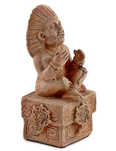 Bellaa 23187 Aztec Sculpture Replica Handcrafted Prince of Flowers ...