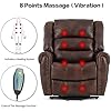 Amazon.com: mecor Power Lift Chair Dual Motor PU Leather Lift Recliner ...