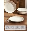 DOWAN Dinner Plates, Ø 21.5 cm Premium Porcelain Side Plate Set of 6 ...