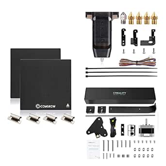 Amazon.com: Comgrow 2PCS Upgraded Tempered Glass Plate and Official Creality CR Touch Auto Bed ...