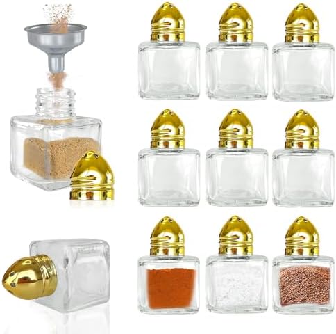 Amazon.com: RUIYELE 18 Pcs 0.5 oz Cube Small Salt and Pepper Shakers ...