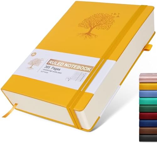 Amazon.com : Lined Journal Notebook, 365 Pages A4 Large Journals for ...