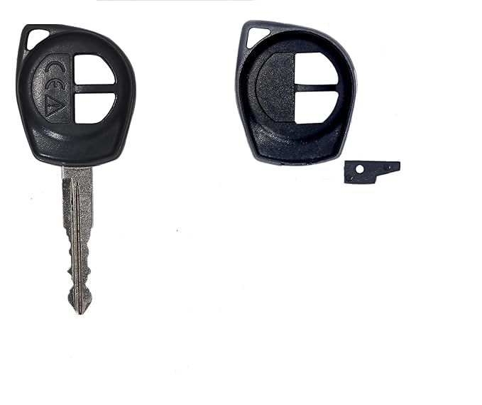 Replacement Key Shell Compatible for Maruti Suzuki 2 Button Key for ...