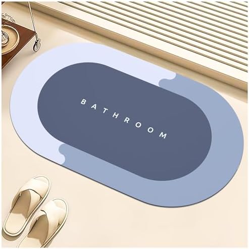Kintota Rubber Bathroom, Oval Door Mat, Floor, Bath Mat, Carpet | Non ...