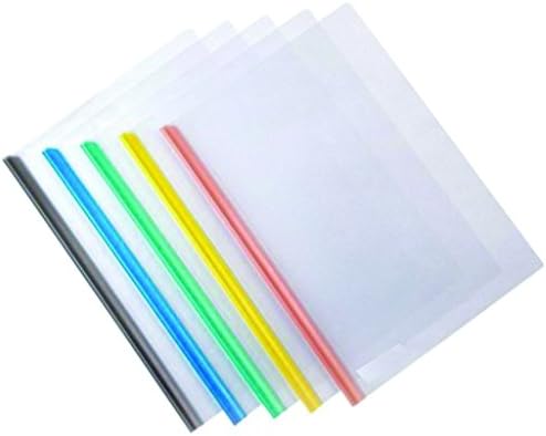 A4 Paper Report Sliding Bar Cover Strip File Folder(Set of 20 Files ...