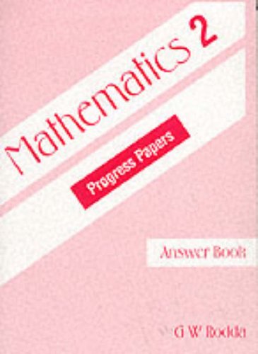 Mathematics Progress Papers (Bk. 2): G.W. Rodda: 9780174210696: Amazon ...