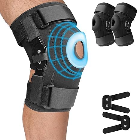 Amazon.com: Knee Braces for Knee Pain - Hinged Knee Brace for Men and ...