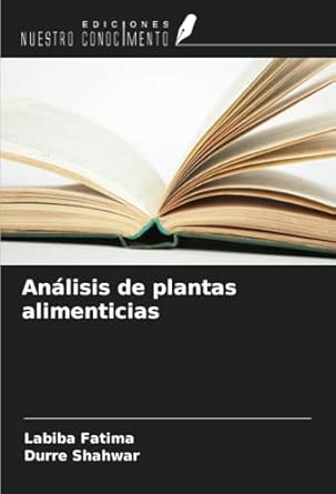 Amazon.com: Análisis de plantas alimenticias (Spanish Edition ...