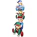 Amazon.com: 8 Foot Tall Christmas Inflatable Stacking Elves with LED ...