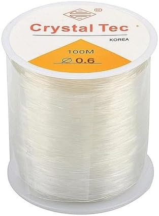 100 m Elastic Bead Thread for Bracelet 1 mm Transparent Stretch Elastic ...