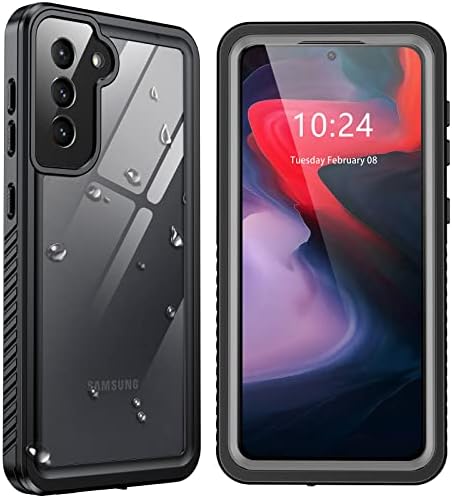 Amazon.com: Oterkin for Samsung Galaxy S21 Waterproof Case with Built ...