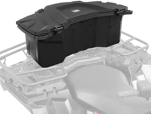 Amazon.com: KEMIMOTO 40L ATV Rear Storage Box, ATV Cargo Box with ...