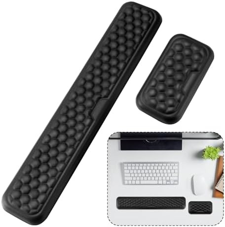 Hcskoss Keyboard Mat Set - Keyboard Wrist Rest Elbow Rest Pad Keyboard ...
