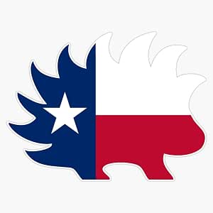 Amazon.com - Texas Libertarian Party Porcupine Sticker Vinyl Decal ...