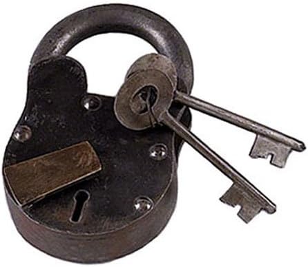 Cast Iron Alcatraz Penitentiary Prison Padlock Lock With Keys - Amazon.com