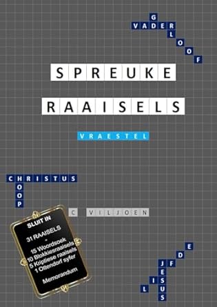 Spreuke Raaisels: Vraestel (Afrikaans Edition) | Amazon.com.br