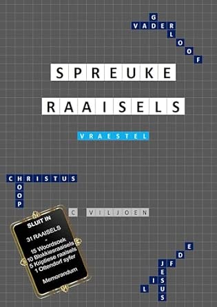 Spreuke Raaisels: Vraestel (Afrikaans Edition): Viljoen, Chris ...