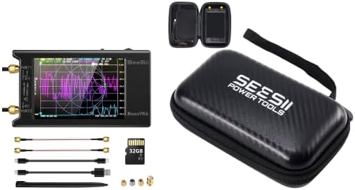Amazon.com: SEESII NanoVNA-H4 4" Touchscreen Vector Network Analyzer ...