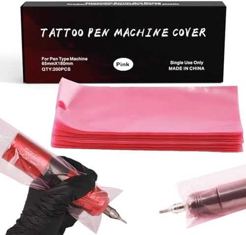 Amazon.com: Large Pen Covers - LEEYUKA 200pcs Pink Machine Covers 2.56 ...