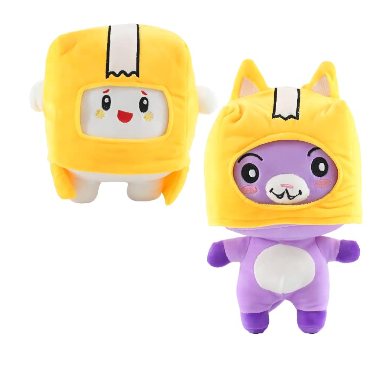 Lanky Box Plushies Boxy and Foxy Cute Plush Toys Set -Boxy Plush Toy ...