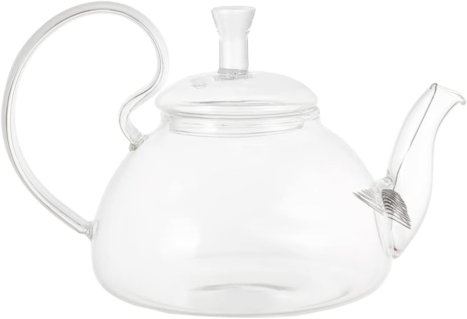 Amazon.com | Glass Teapot Stovetop Safe Tea Kettle Tea Pot Blooming and ...