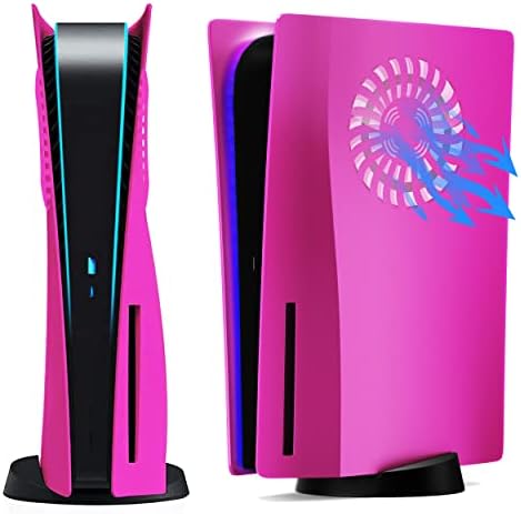 Nova Pink PS5 Frontplatte mit Kühlventilen Abdeckung Ersatzplatten ...