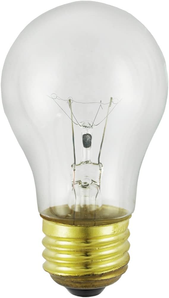 Norman Lamps 40A15/CL - Volts: 130V, Watts: 40W, Type: A15 Light ...