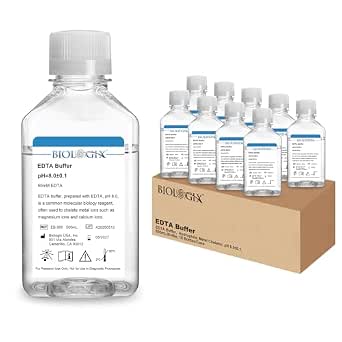 DrosoKing EDTA Buffer, Hydrophilic Metal Chelator for Laboratory, 8.0pH ...