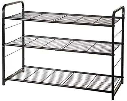 Amazon.com: Seville Classics Multi Level Shoe Rack Sturdy Freestanding ...