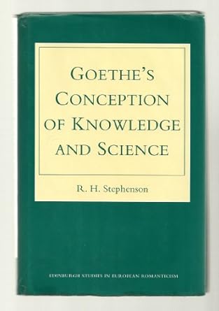 Amazon.com: Goethe's Conception of Knowledge and Science: 9780748605385 ...