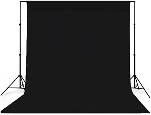 Amazon.com : Black Backdrop - Black Backdrop for Photoshoot Background ...