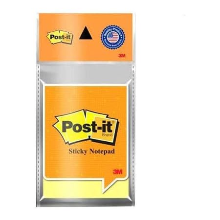 3M Post-it Sticky Notes Pad | Assorted colours | Pack of 3 (100 Sheets ...