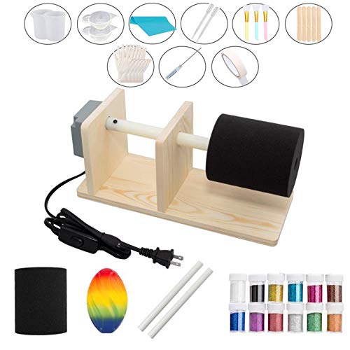 Cup Turner Tumbler Cuptisserie Kit - Cup Spinner for DIY Glitter Epoxy ...