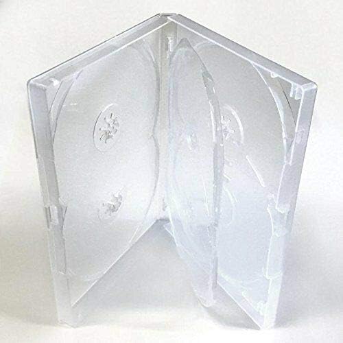 Amaray DVD Case - 6 Way Multibox (10 pcs) in Clear to hold 6 discs ...