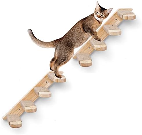 Cat Climbing Stair Shelf Wall Mounted Reversible Direction, 4 Steps ...