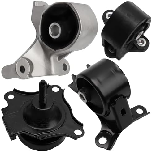 Amazon.com: Engine Motor Mount and Transmission Mount Set Compatible with Honda Civic 2001 2002 ...