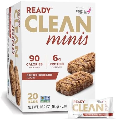Amazon.com : Ready® Clean Minis Protein Bars – Healthy Snack Bars with ...