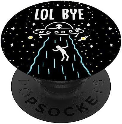 Amazon.com: Lol Bye Alien Abduction Funny Minimal ET UFO Space Lover ...