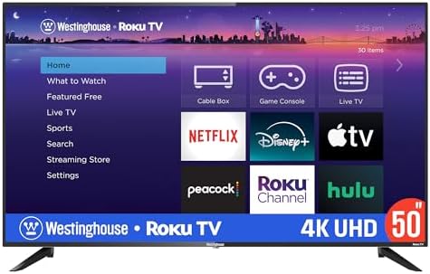 Amazon.com: Roku Smart TV – 55-Inch Select Series 4K HDR RokuTV with ...