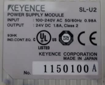 KEYENCE POWER SUPPLY MODULE SL-U2 , NNB: Amazon.com: Industrial ...