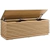 Amazon.com: Modway Render 47" Wood Grain Storage Bench in Oak : Home ...