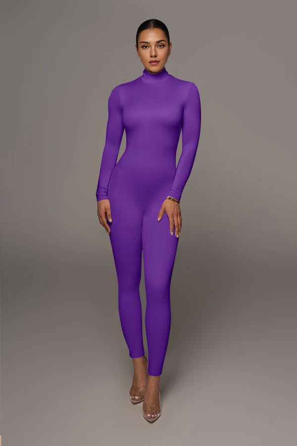 Snapklik.com : Speerise Adult High Neck Zip One Piece Unitard Full Body ...