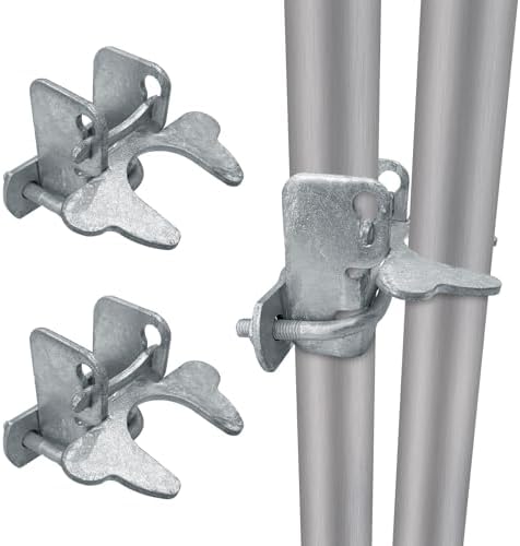 Amazon.com: VIVIDA Kennel Gate Latch 1-3/8", Chain Link Dog Kennel Gate ...