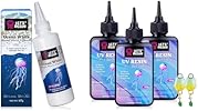 Amazon.com: Bundle Set of LET'S RESIN 300g Low Viscosity Crystal Clear UV Resin and 1000g UV Resin