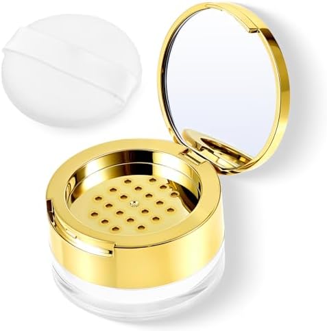 Amazon.com: 6 G Loose Powder Containers with Puff, Empty Makeup Powder ...